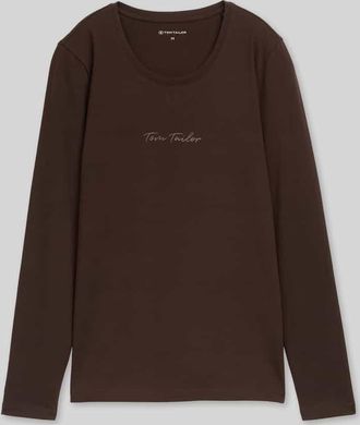 Tom Tailor Longsleeve mit Logo-Schriftzug