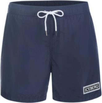 Iceberg Navy Swim Shorts - - Swimwear - Herren - Blau - S