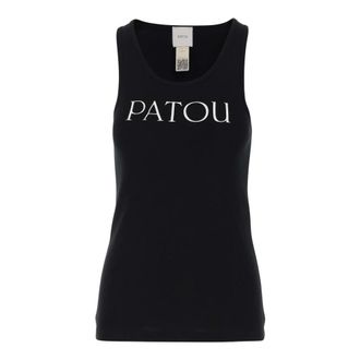 Patou D&eacute;bardeur Logo - Femme - Tops - Noir - Taille: 40 FR