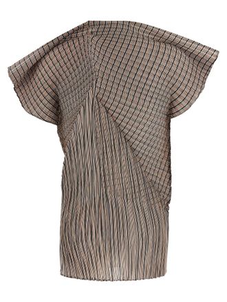 Issey Miyake Womens Brown Polyester Blouse