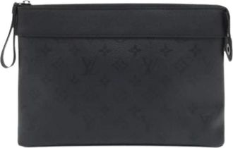 Louis Vuitton Pre-owned Pochette Voyage Souple Monogram Midnight - Homme - Pre-owned - Noir - Taille: ONE Size