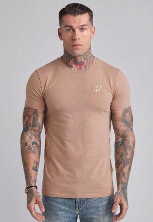 Siksilk Herren Beige Essentials T-Shirt XXL