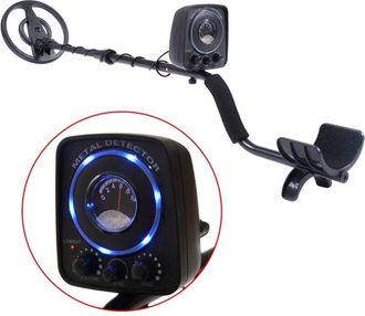 Costway Metalldetektor Metallsuchgeraet Metallortungsgeraet Suchspule Target Tiefensonde wasserdichter Suchkopf led - Costway