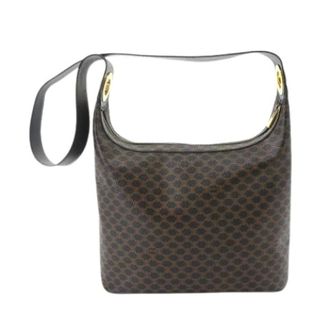 Celine Pre-owned Macadam Shoulder Bag - Femme - Pre-owned - Brun - Taille: ONE Size