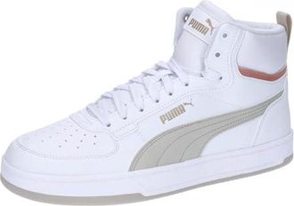 Puma Unisex Adults CAVEN 2.0 Mid Sneaker, PUMA White-Desert Dust-DEEVA Peach, 38.5 EU