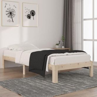 vidaXL Massivholzbett Kiefer 90x200 cm Vidaxl