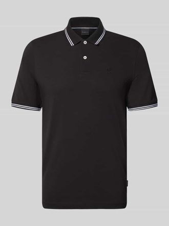 Bugatti Regular Fit Poloshirt mit Logo-Stitching