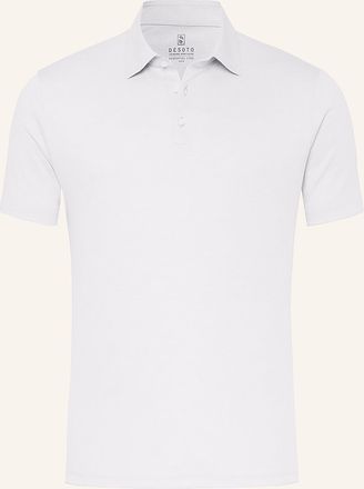 DeSoto Desoto Piqu&eacute;-Poloshirt weiss