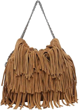 Tory Burch Sac Port&eacute; &Eacute;paule - Marron