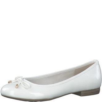 Marco Tozzi Femme Damen 2-2-22137-20 Ballerine, Ivory Patent, 38 EU
