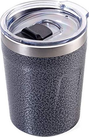 Troika Unisexe - Adulte Espresso Doppio Mug Isotherme Titane 90x70x70mm