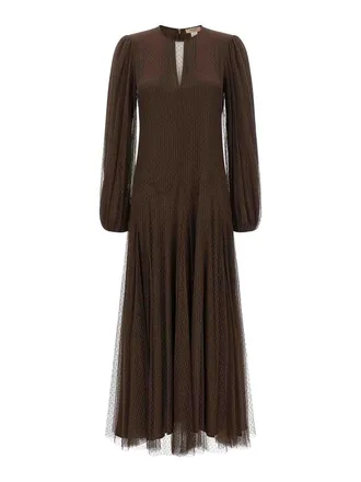 Twinset Knielanges Kleid - Braun