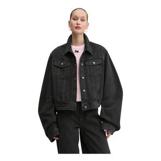 Rotate Denim Jacket - - Jackets - Damen - Grau - S
