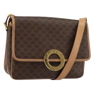 Celine Sac bandouli&egrave;re en plastique Pre-owned - Femme - Pre-owned - Brun - Taille: ONE Size