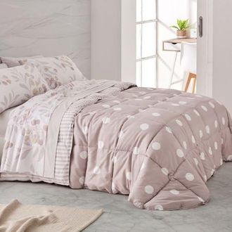 Burrito Blanco Burrito Blanco Comforter Bettdecke, Kunststoff, Sandfarben, Ancho de 150 a 160 cm