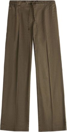 Fay Femme, Pantalons, Vert, Taille: 40 FR Pantalon large