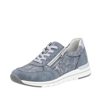 Remonte Baskets R6700 pour Femme, Adria Lightblue Silver Silver 13, 37 EU