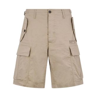 Dsquared2 Homme, Shorts, Beige, Taille: L Cargo Bermuda Shorts