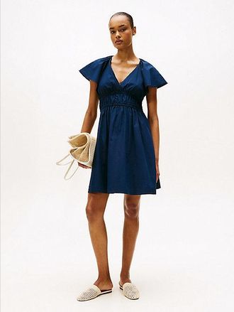 Tommy Hilfiger Robe courte à manches ruchées