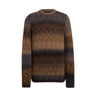 Dondup Pull col rond coupe droite - Homme - Pulls - Brun - Taille: 2XL