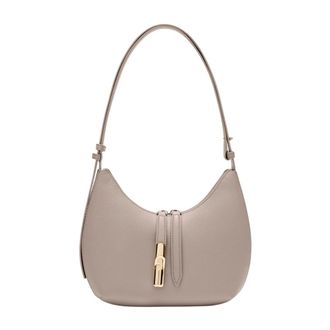 Furla Femme, Sacs, Gris, Taille: ONE Size Goccia S Shoulder Bag
