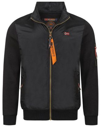 Geographical Norway Steppjacke Herren &Uuml;bergangsjacke Blouson Strickfleece MIX Herbst Winter Jacke