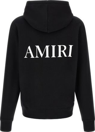 Amiri Logo Embroidered Hoodie - Black