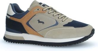 Harmont & Blaine Harmont&Blaine Baskets homme en daim et tissu avec d&eacute;tails Color Block EFM252.040.A60.BN 8051971474262-45, Beige Avio, 43 EU