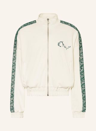 Rough. Rough. Sweatjacke Mit Lochspitze weiss