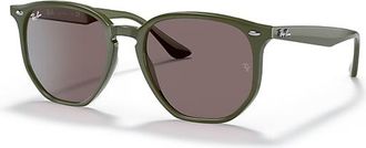 Ray-Ban Rb4306 Sonnenbrillen Milit&auml;rgr&uuml;n Fassung Violett Glas 54-19