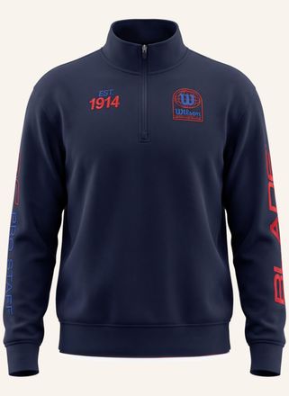 Wilson Sweatshirtjacke M Playstate Half Zip Sweatshirt rot