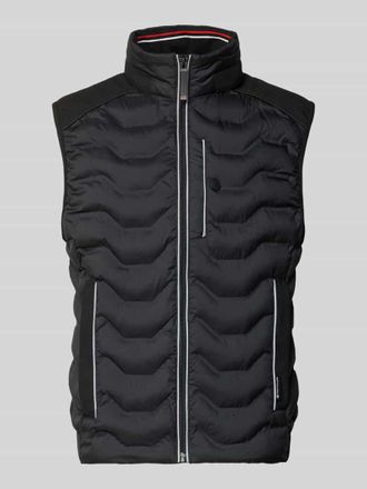 Tom Tailor Regular Fit Steppweste mit Kapuze im Kragen