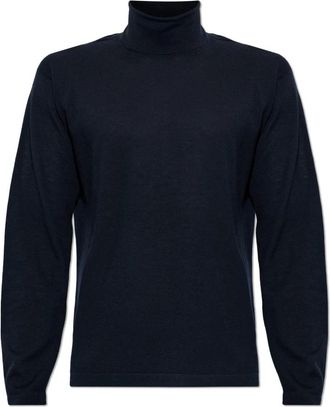 Lisa Yang Pull Col Roul&eacute; Quentin en Cachemire - Homme - Pulls - Bleu - Taille: 2XL