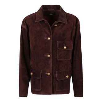 Arma Rosia Wildlederjacke - - Jackets - Damen - Rot - M