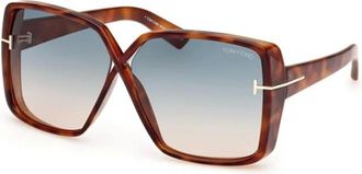 Tom Ford Femme, Accessoires, Brun, Taille: 63 MM Yvonne Lunettes de soleil
