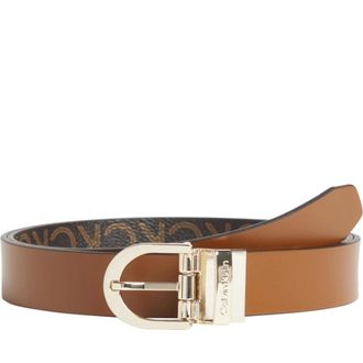 Calvin Klein Must RD Buckle Rev 2.5 G&uuml;rtel - - Accessories - Damen - Braun - 75 CM
