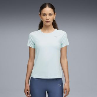 Puma RUN CLOUDSPUN T-Shirt Damen, Kleidung, Blau, XXS