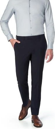 Daniel Hechter Herren Hose blau Schurwoll-Stretch