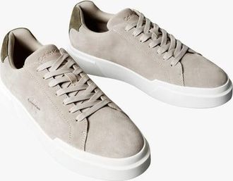 Calvin Klein Baskets basses en cuir su&egrave;de