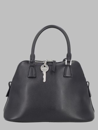 Maison Margiela Unisex Handbag 5ac Soft Mini Black Leather Shoulder Bags