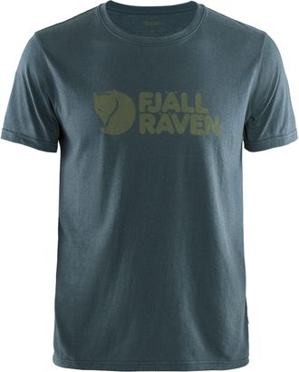 Fj&auml;llr&auml;ven FJALLRAVEN Fj&uuml;llr&uuml;ven Herren Fj&uuml;llr&uuml;ven Logo T-shirt M T Shirt, Marineblau, M EU