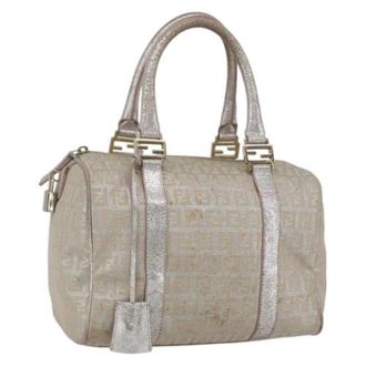 Fendi Pre-owned Vintage Canvas Handbag - - Pre-owned - Damen - Grau - ONE SIZE