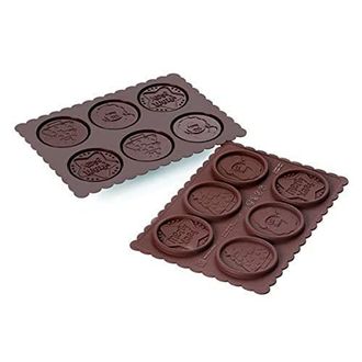 Silikomart Silikomart CKC02 COOKIE XMAS SLIM Silikonform, Silikon, braun