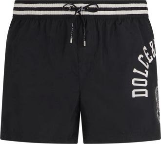 Dolce & Gabbana Homme, Maillots de bain, Noir, Taille: XL Shorts de bain