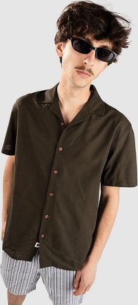 Anerkjendt Akleo Cot/Linen Hemd forest night