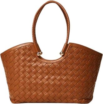 Twinset Femme, Sacs, Brun, Taille: ONE Size Sac cabas tiss&eacute; &agrave; la main