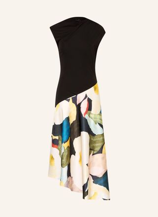 Ted Baker Kleid Aeslyn Im Materialmix schwarz