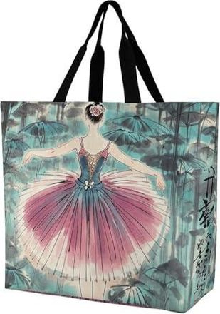 Generic Ballet Classique &Eacute;l&eacute;gante Ballerine Sac Fourre-Tout L&eacute;ger Sacs Grand Sac A Main Femmes Pour Shopping Gym Voyage