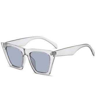 Generic Lunettes De Soleil Homme &Agrave; Monture Fine For Les Trajets Domicile-travail, D&eacute;coratives For Femmes For Sports Plein Air(Gray)