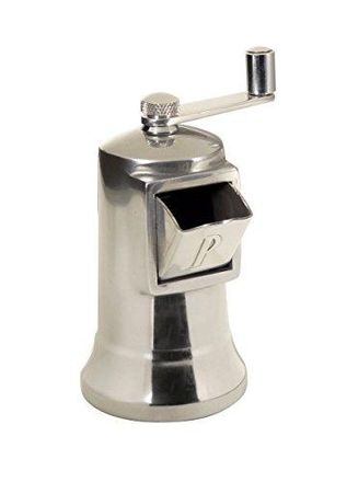 Perfex LOUIS TELLIER - Moulin à poivre Perfex à Manivelle - Qualité Supérieure - Petit modèle - Fabriqué en France, Gris